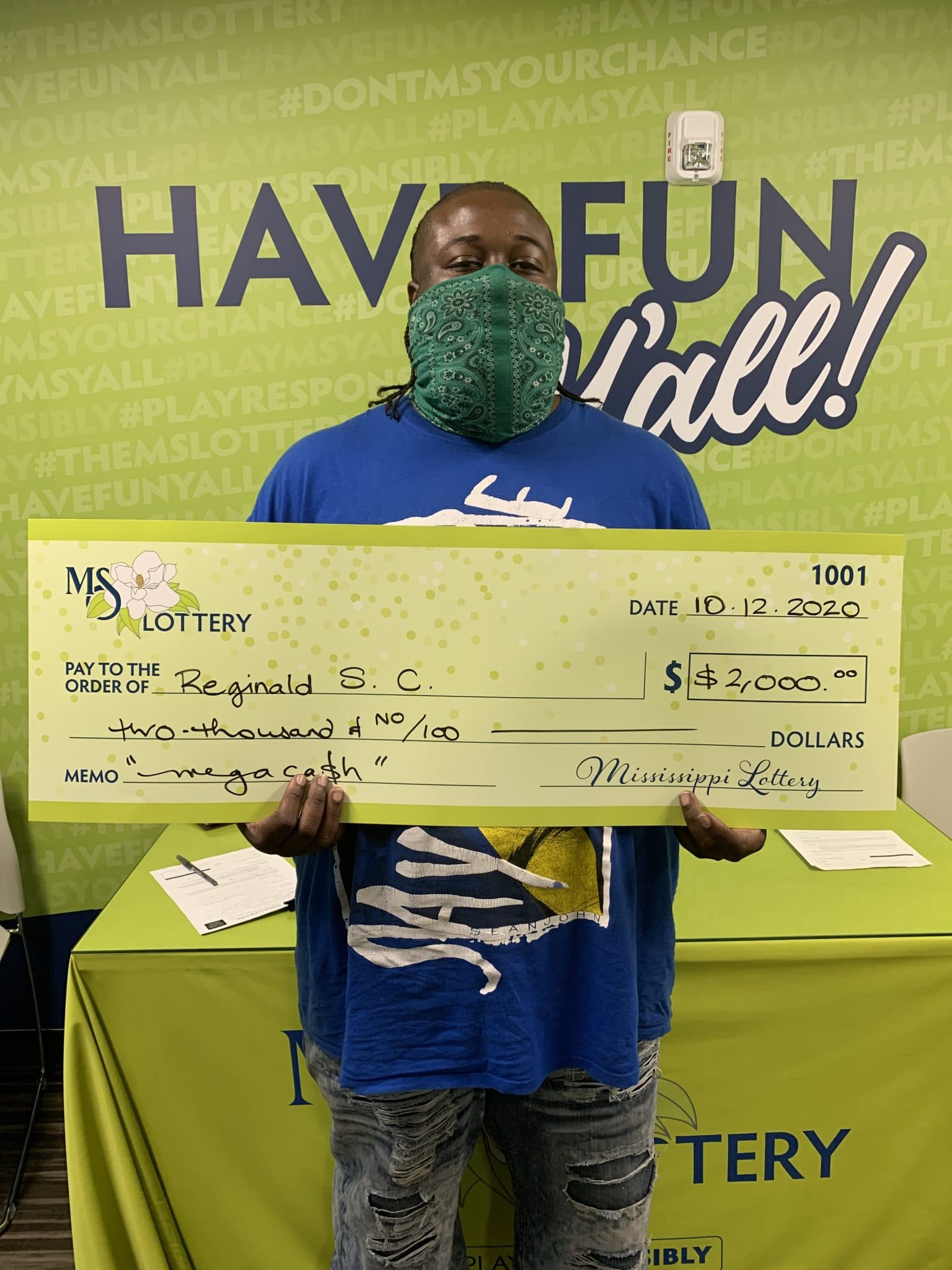 Houston Man Wins $2k! - Mississippi Lottery