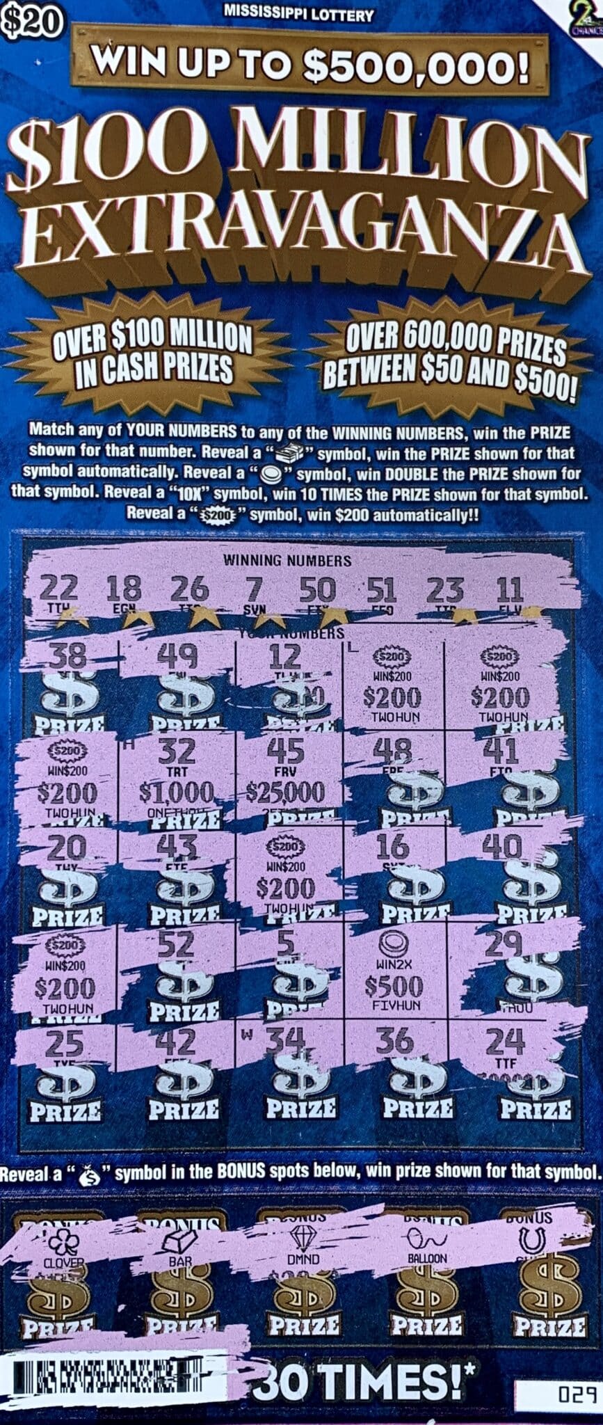 Florence Woman Wins $2,000! - Mississippi Lottery
