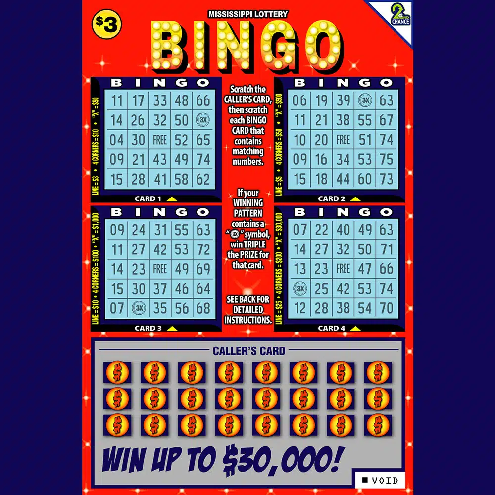 80 - Bingo - Mississippi Lottery