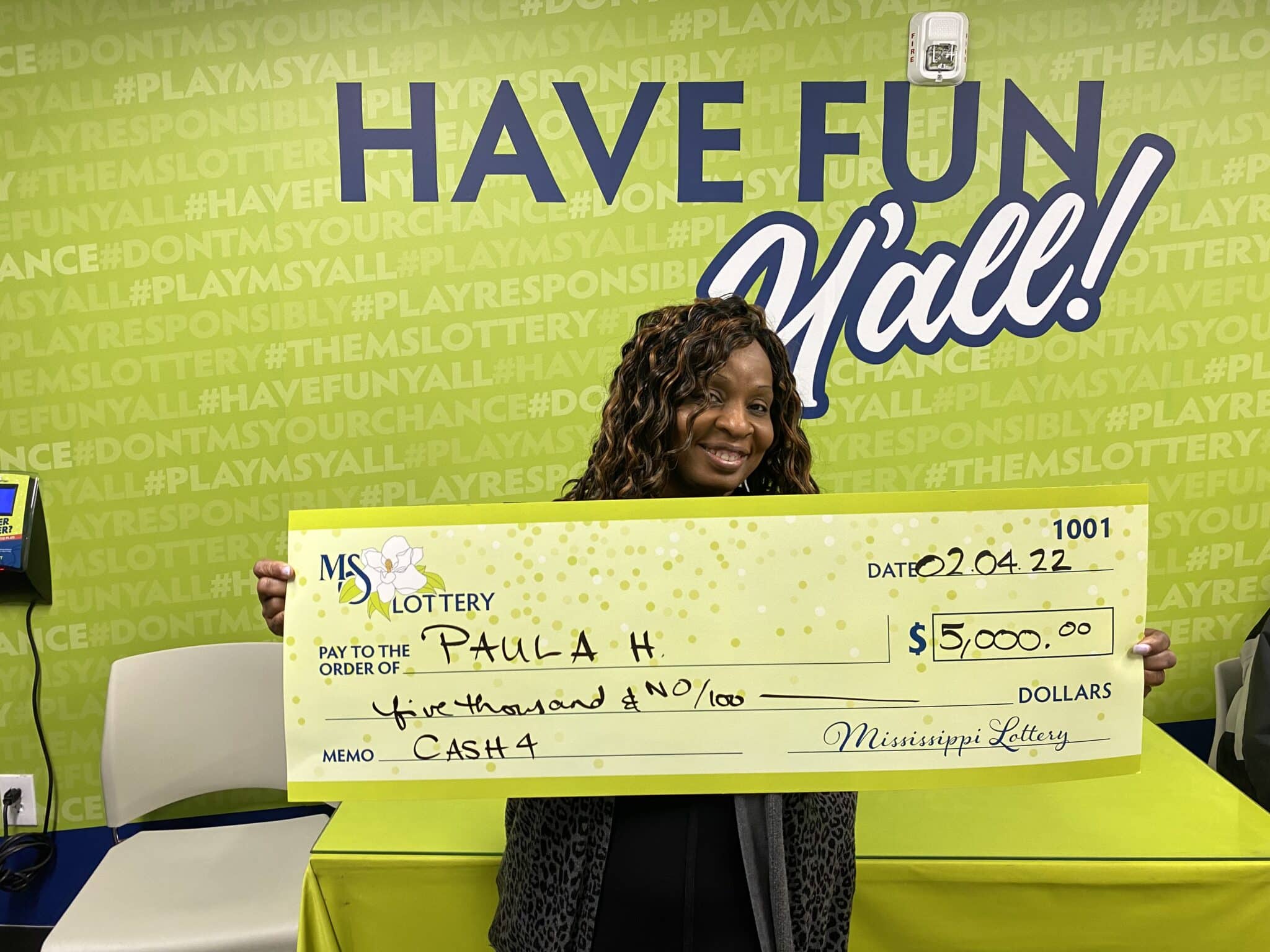 Louisville Woman Wins $5,000 - Mississippi Lottery