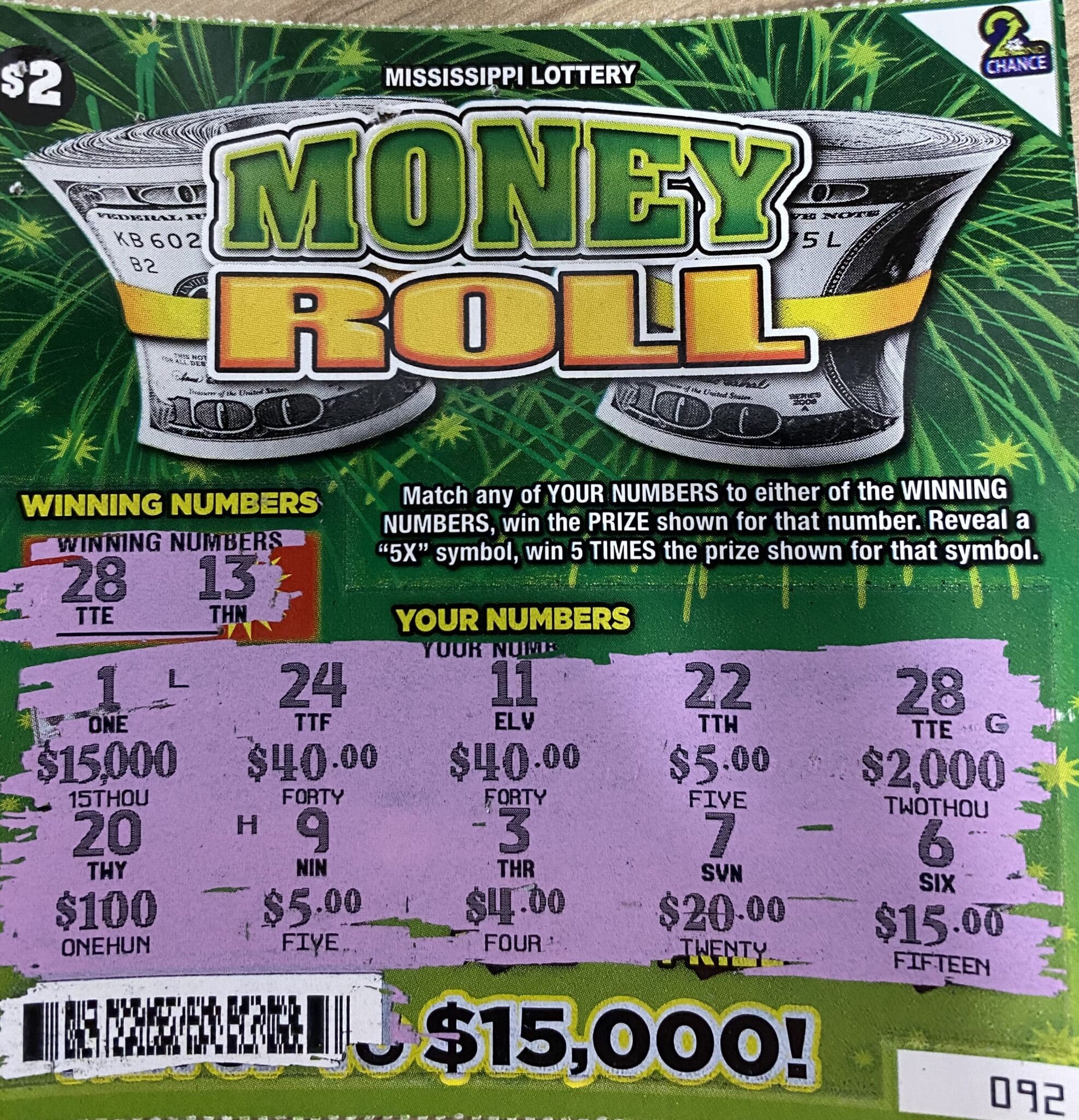 Greenville Woman Wins $2,000 - Mississippi Lottery