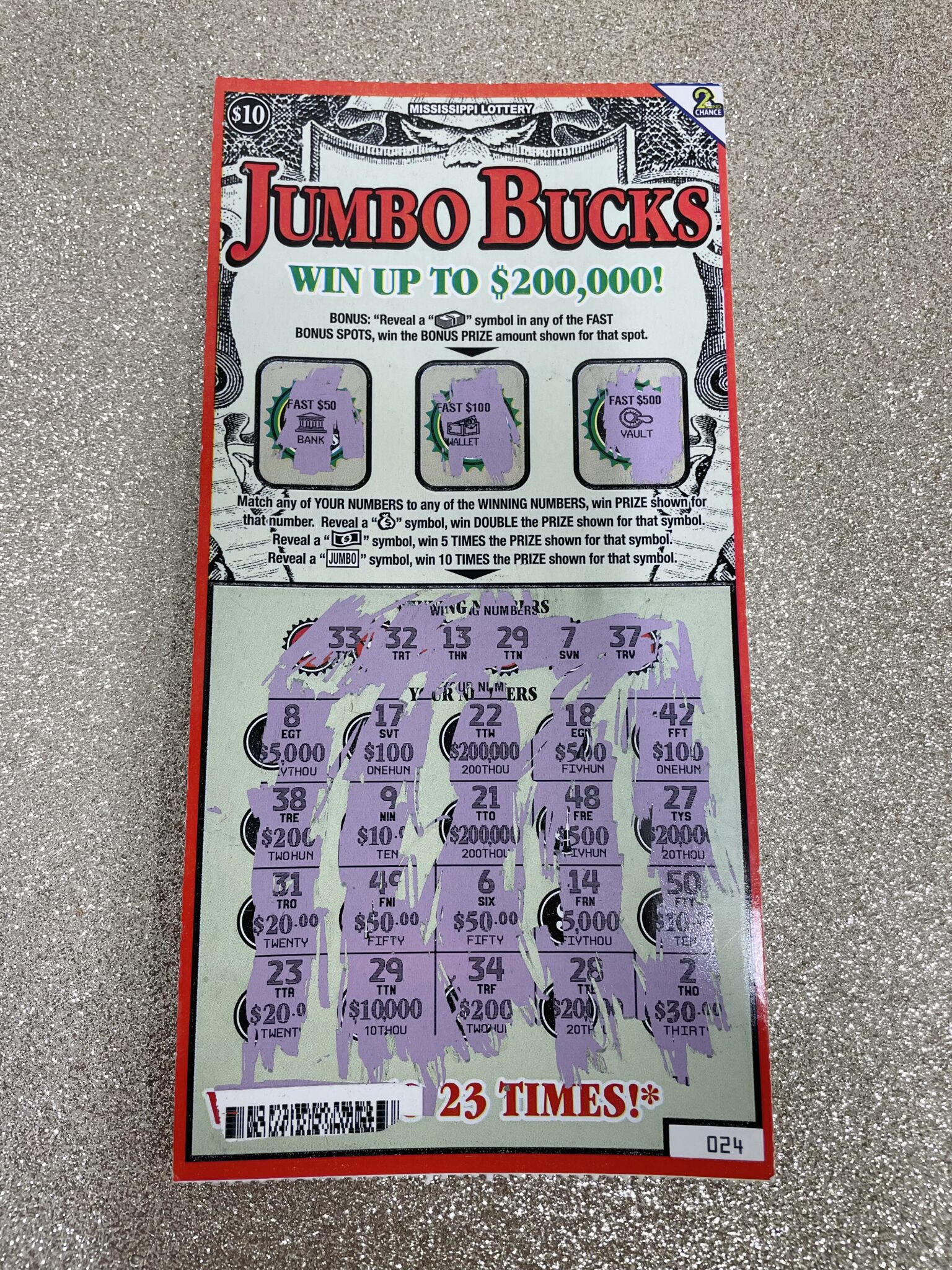 West Helena, Ark., Woman Wins $10,000 - Mississippi Lottery