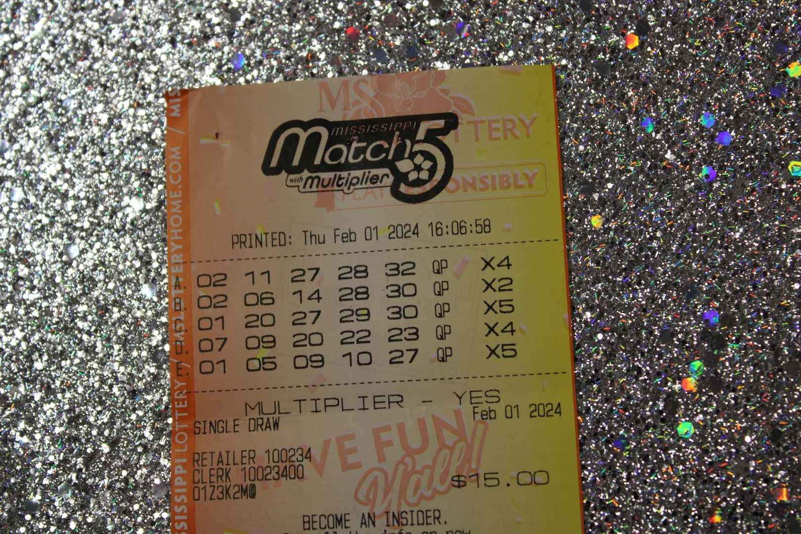 Florence Woman Won $1,000 - Mississippi Lottery