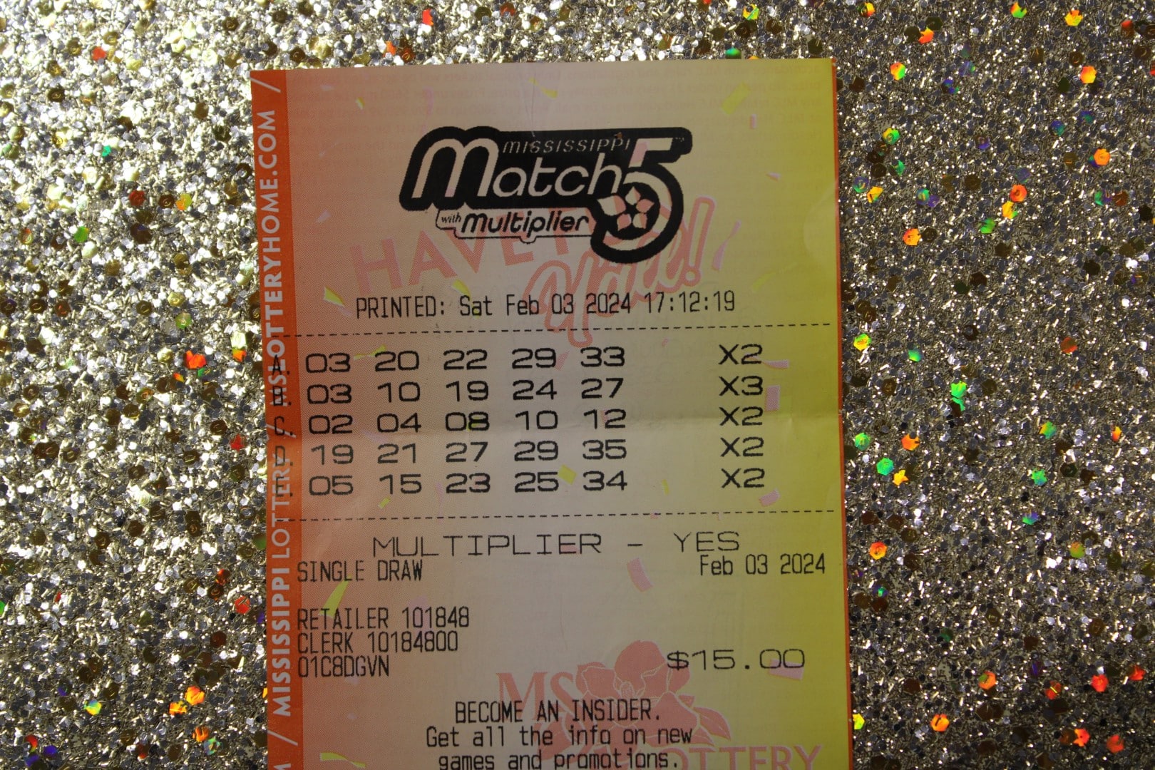 Pascagoula Man Won $80,408 - Mississippi Lottery