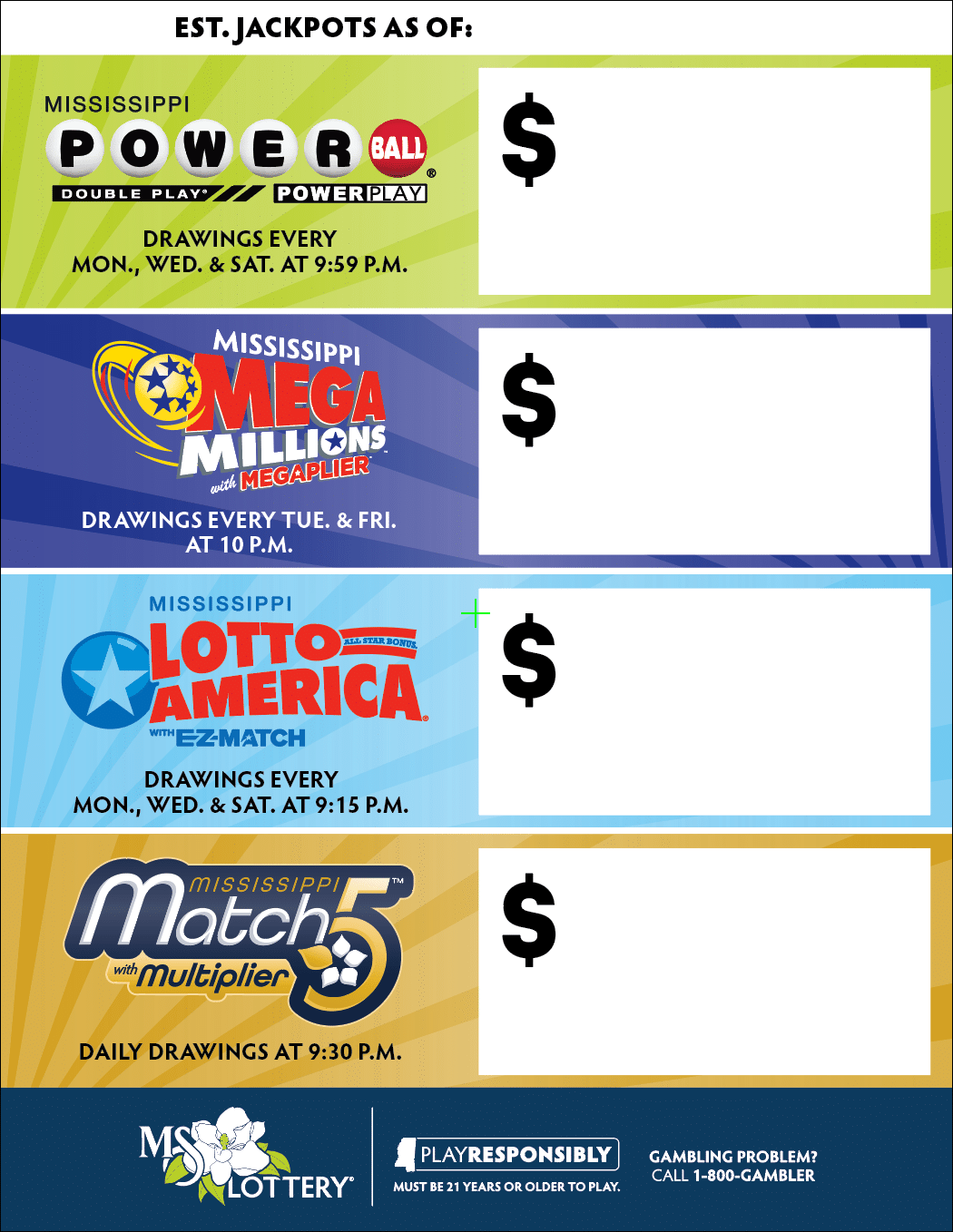 Retailer Documents - Mississippi Lottery