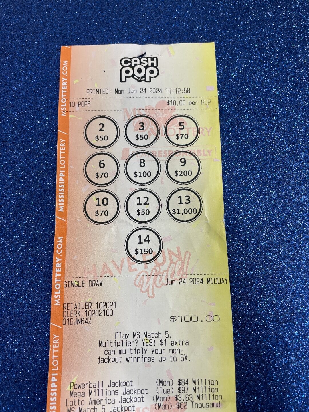 Cash Pop Archives - Mississippi Lottery