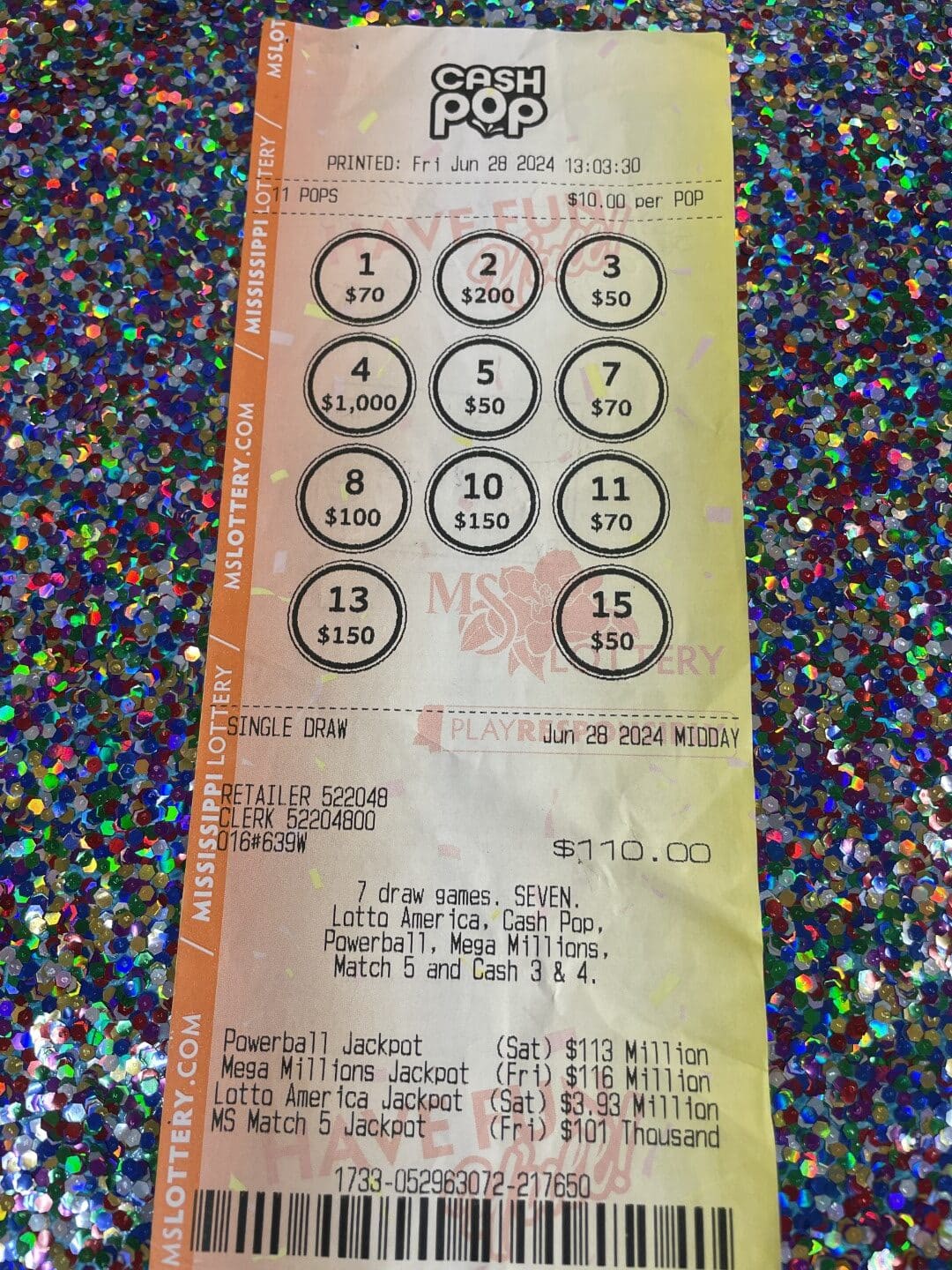 Cash Pop Archives - Mississippi Lottery