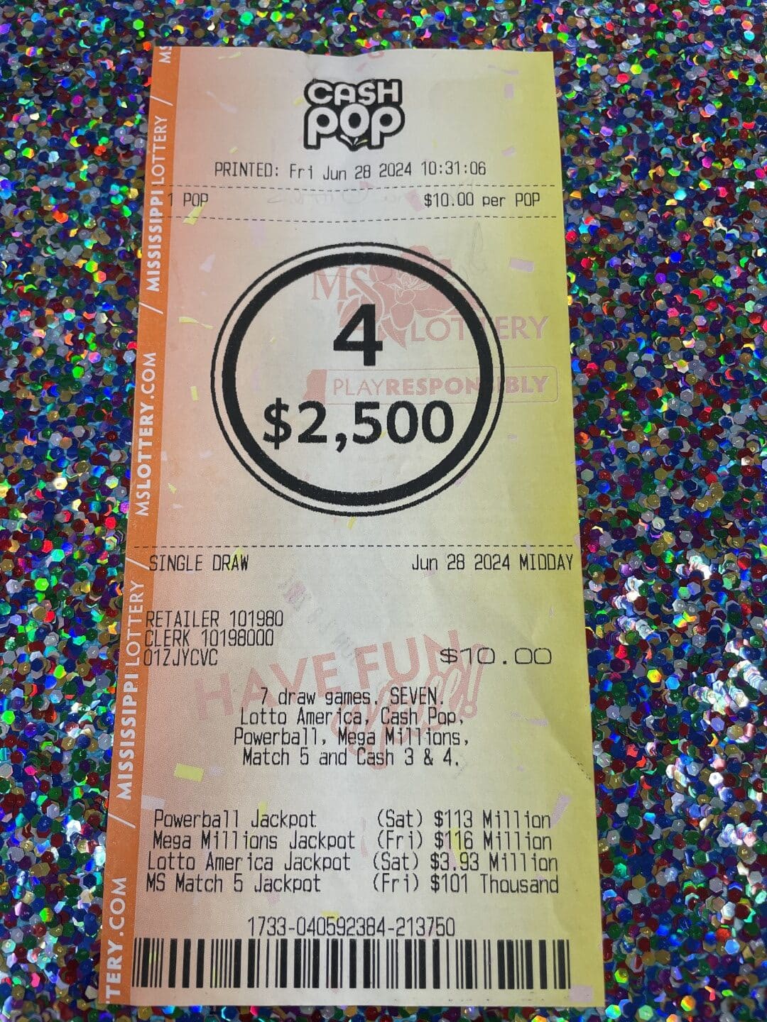 Cash Pop Archives - Mississippi Lottery