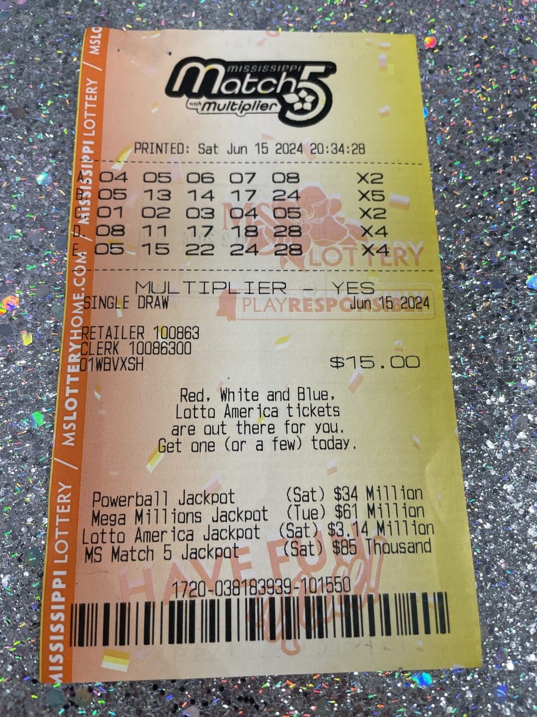 Mississippi Match 5 Archives - Mississippi Lottery