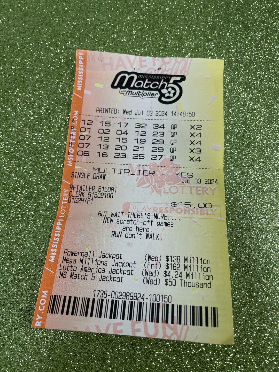 Mississippi Match 5 Archives - Mississippi Lottery