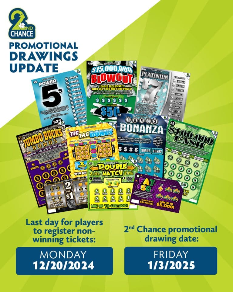 Promotions Archive - Mississippi Lottery