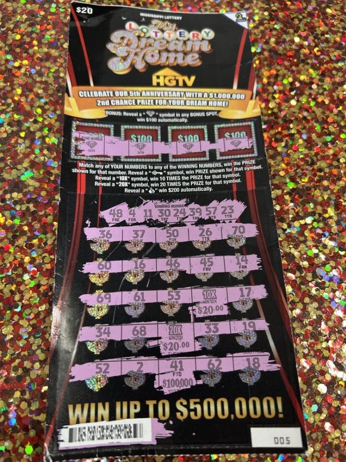 Midnight Woman Wins $1,000 - Mississippi Lottery